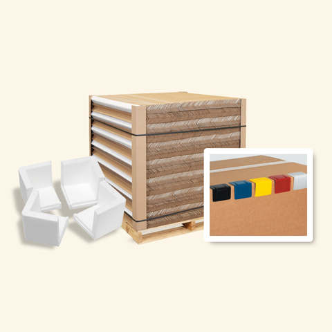Packaging Box Edge Protectors, Plastic, Fiber & Foam