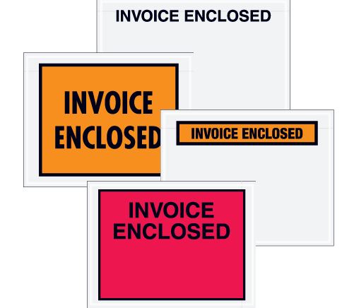 "Invoice Enclosed" Envelopes 1,000/cs